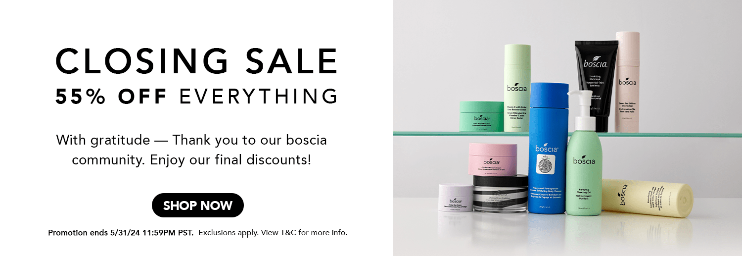 boscia Skincare Products - For Every Skin Type
